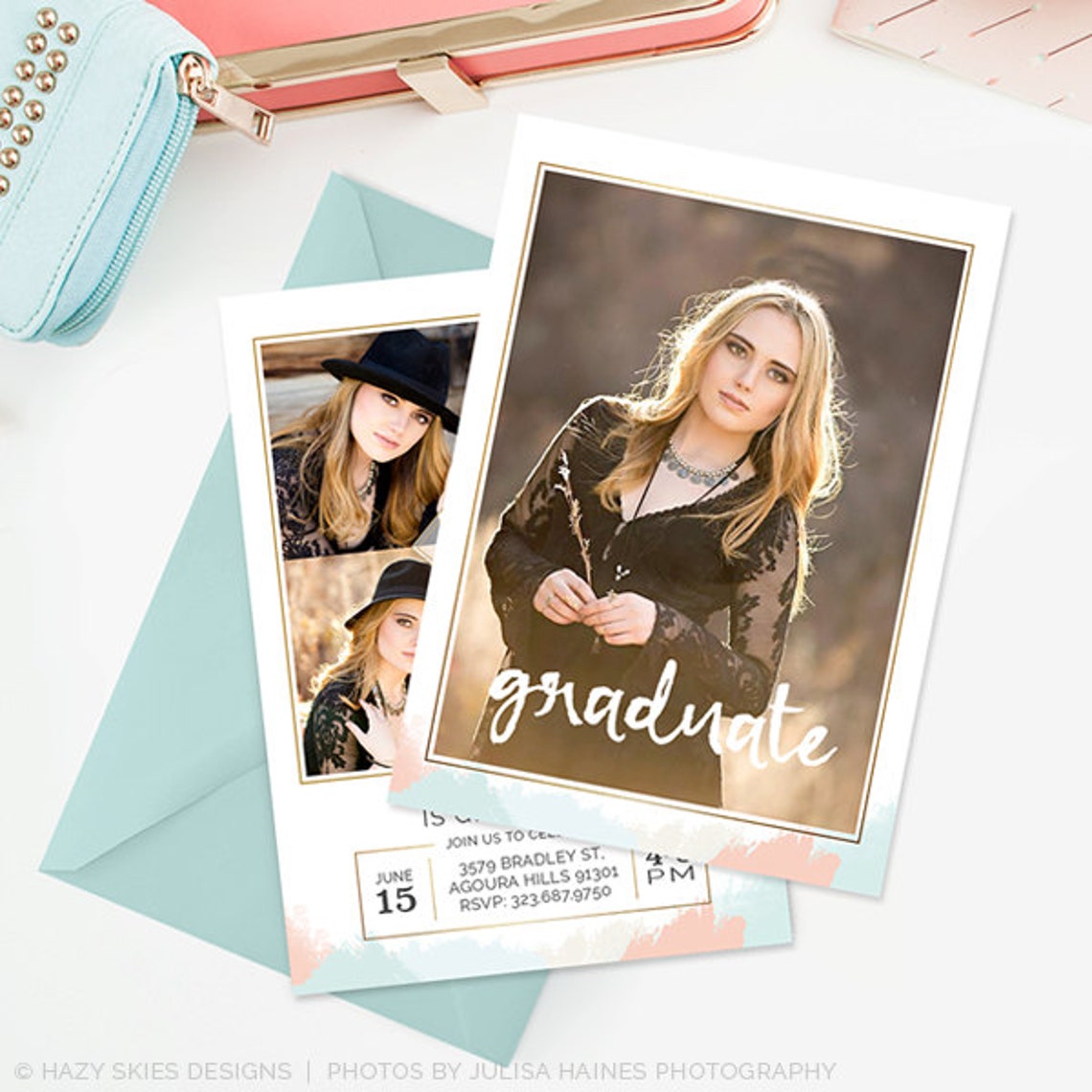 Senior Graduation Templates Senior Graduation Announcement | Etsy