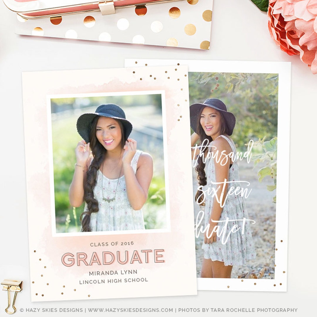 Senior Graduation Template, Senior Graduation Announcement Templates ...