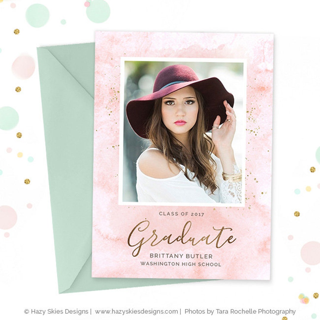 Senior Graduation Invitation Template High School Graduation - Etsy
