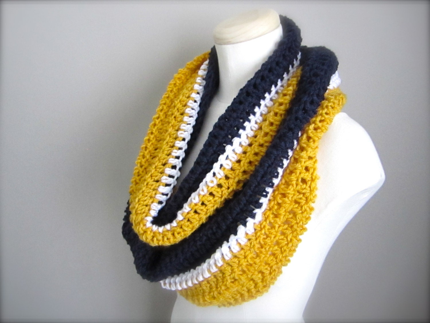 Crochet Blue White and Gold Notre Dame NHL Buffalo Sabres | Etsy