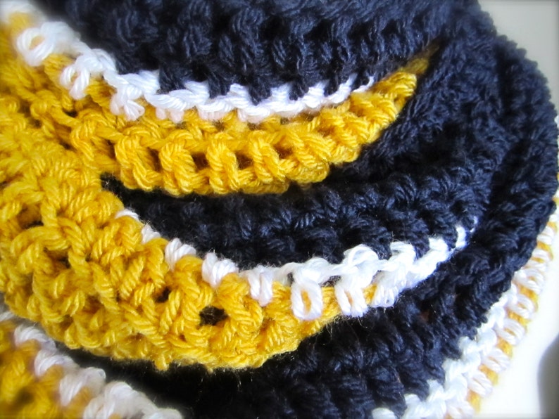 Crochet Blue White and Gold Notre Dame NHL Buffalo Sabres - Etsy