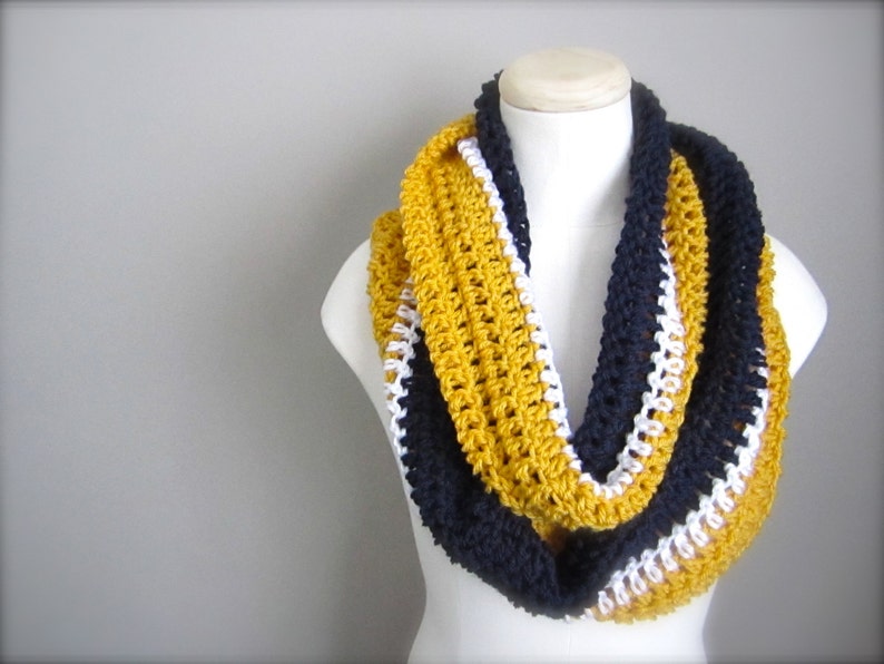 Crochet Blue White and Gold Notre Dame NHL Buffalo Sabres - Etsy