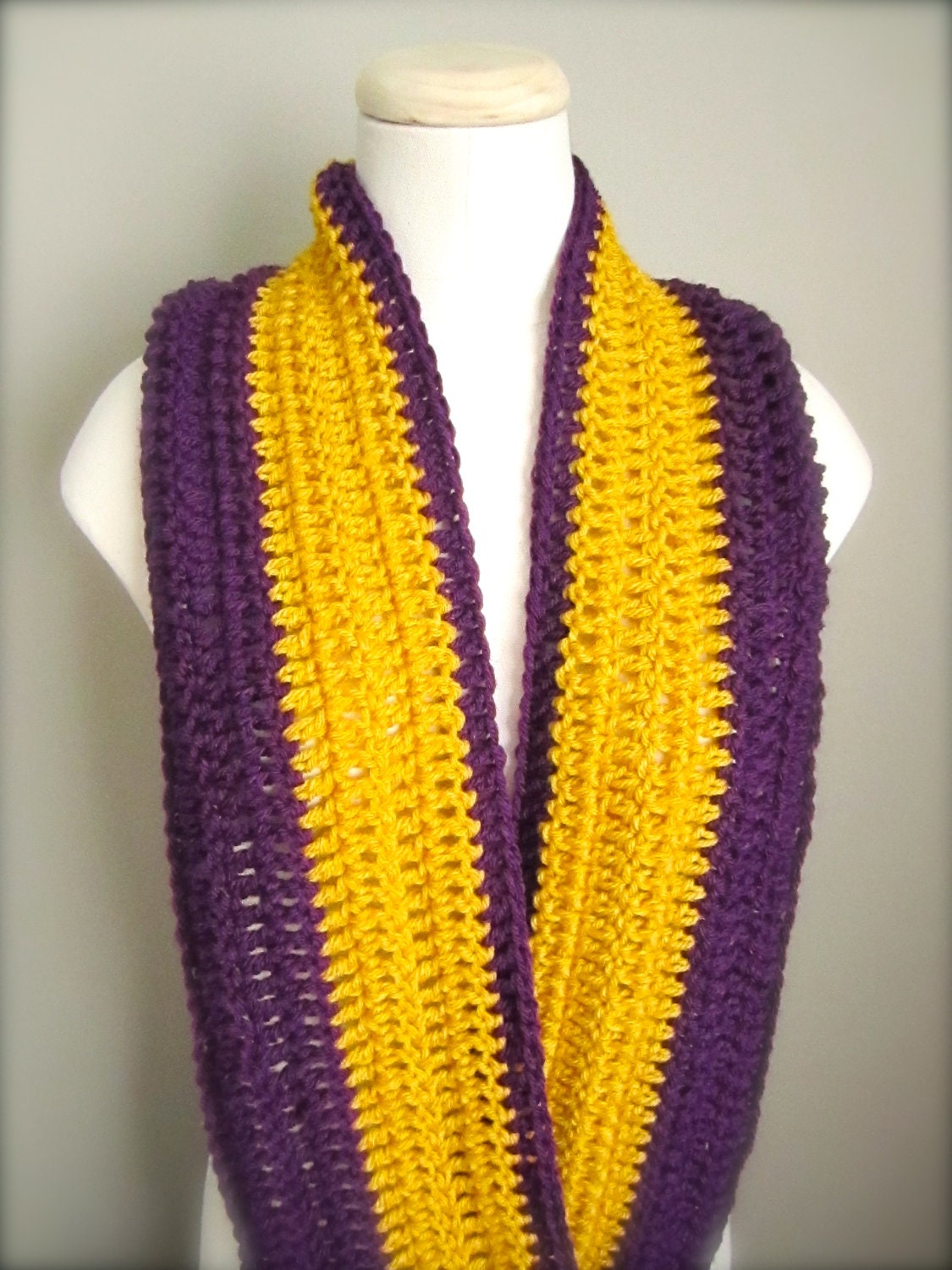 Crochet Purple Gold Yellow NHL L.A. Lakers Kings Hockey | Etsy