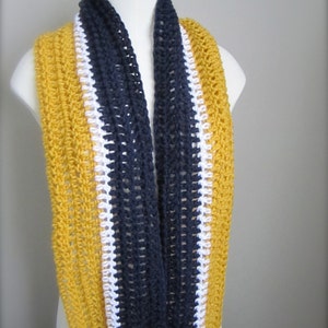 Crochet Team Colors Buffalo Sabres, Notre Dame, Michigan, Infinity ...