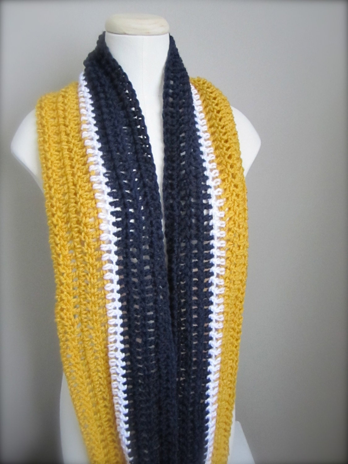Crochet Blue White and Gold Notre Dame NHL Buffalo Sabres - Etsy