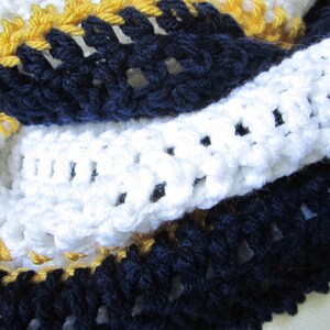Crochet Buffalo Sabres, St Louis Blues, Michigan, Team Colors Infinity ...