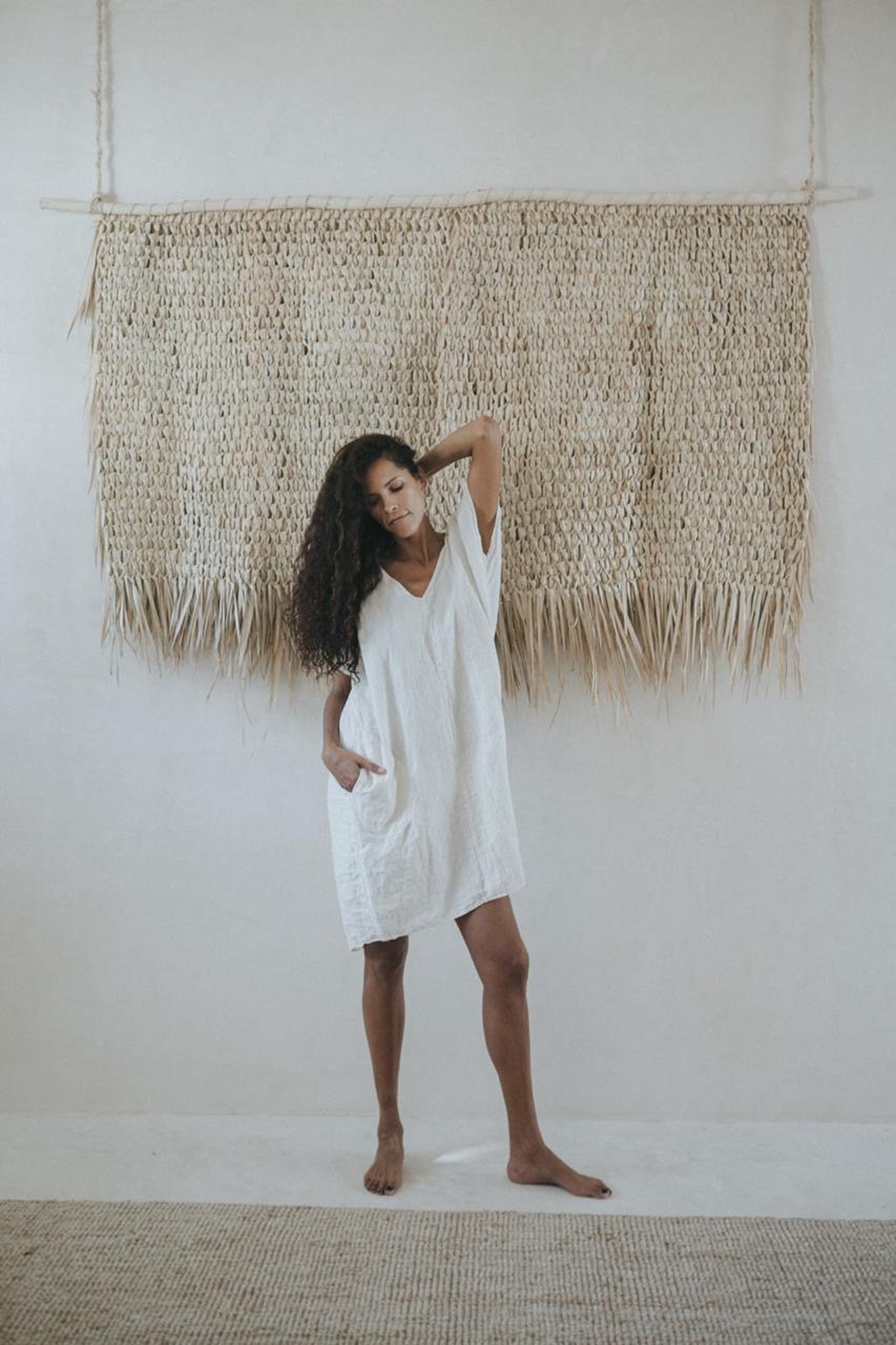 Tulum Clothing Tulum Dress Loose Linen Tunic Linen - Etsy