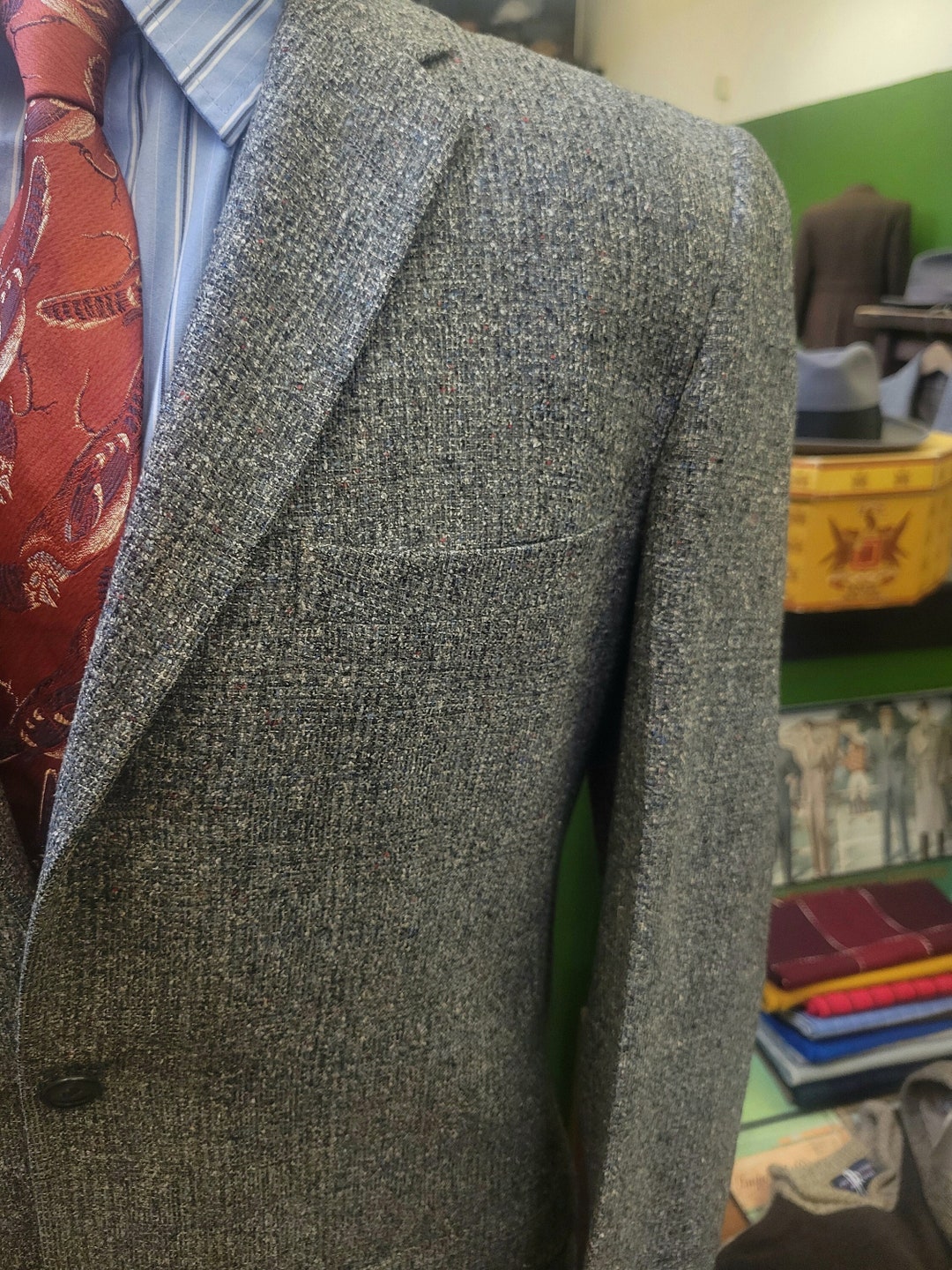 1950s/60s Atomic Fleck Suit - Etsy