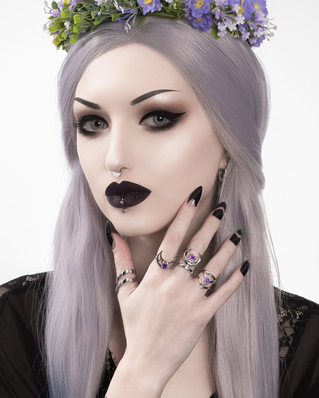 Occult Sterling Silver Ring US5 to US10 - Etsy