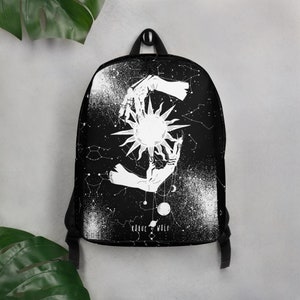 Starlight Goth Backpack - 20L Water Resistant Bag With Pocket for ...