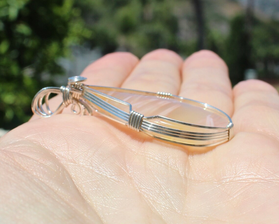 Stick Agate Stone Pendant Turkish Sticktite Tube Agate - Etsy