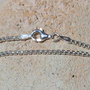 22 Inch 1.8mm Round Box Chain Italian Sterling Silver Chain Necklace ...