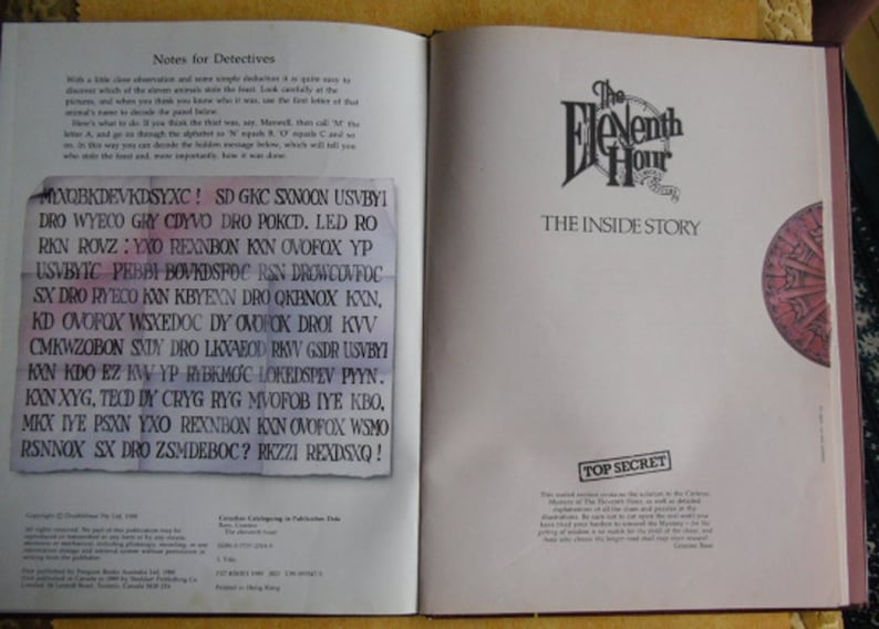 The Eleventh Hour Book Answer Four Challenge Ciphers From A Children the-eleventh-hour-book-answer-four-challenge-ciphers-from-a-children