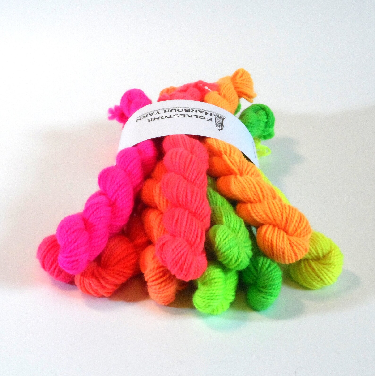 The Day the World Turned Day Glo Solid Gradient Mini Skein Set 100g ...