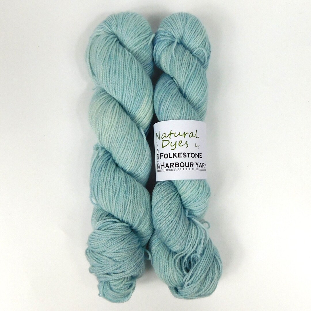 Baby Blue Woad Natural Dye Sockenwolle 50g 212m 81 - Etsy Österreich