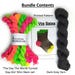 Hi Vis Socks Knitting Bundle Yarn + Pattern Fluorescent Yarn - Etsy