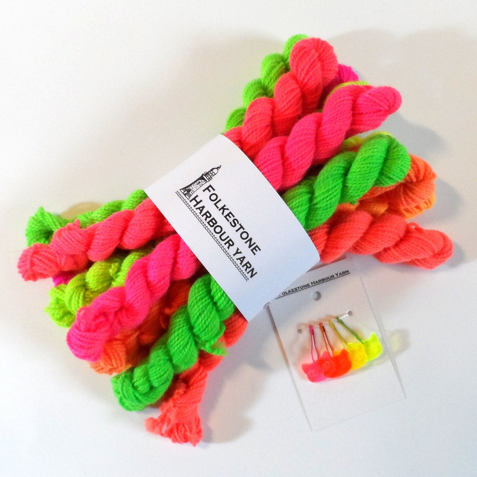 The Day the World Turned Day Glo Solid Gradient Mini Skein Set 100g ...