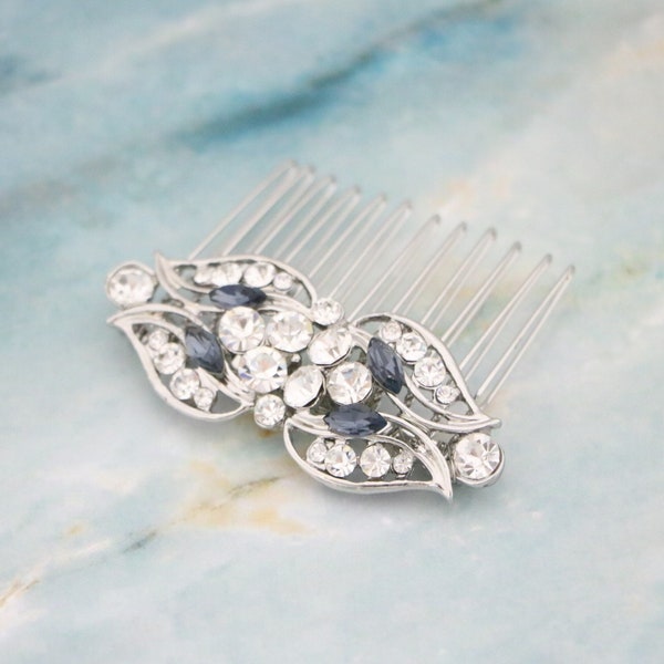 Blue Bridal Comb - Etsy