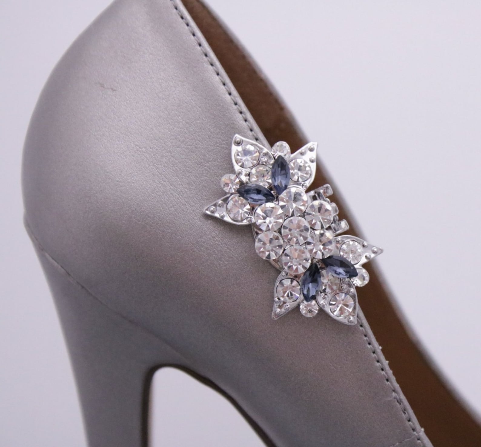 Bridal Shoe Clips Pearl Crystal Rhinestone Shoe Clips Wedding | Etsy
