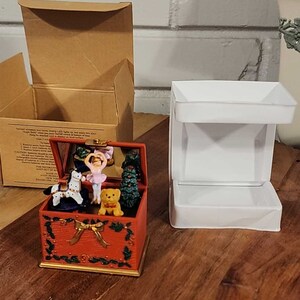 Avon Gift Collection Musical Toy Box Christmas Ornament Plays Jingle ...