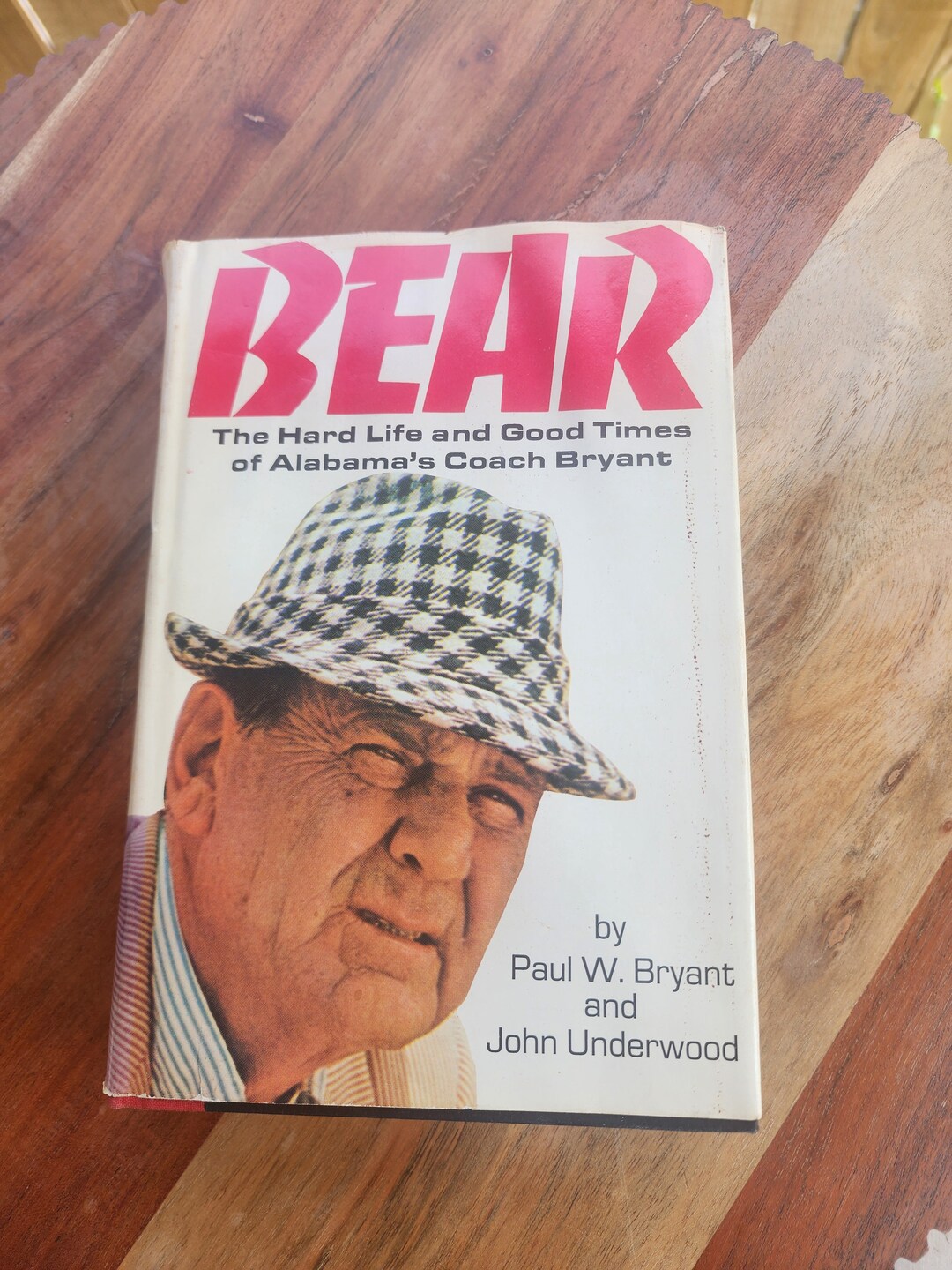 Bear Paul Bryant Book 1975 John Underwood - Etsy