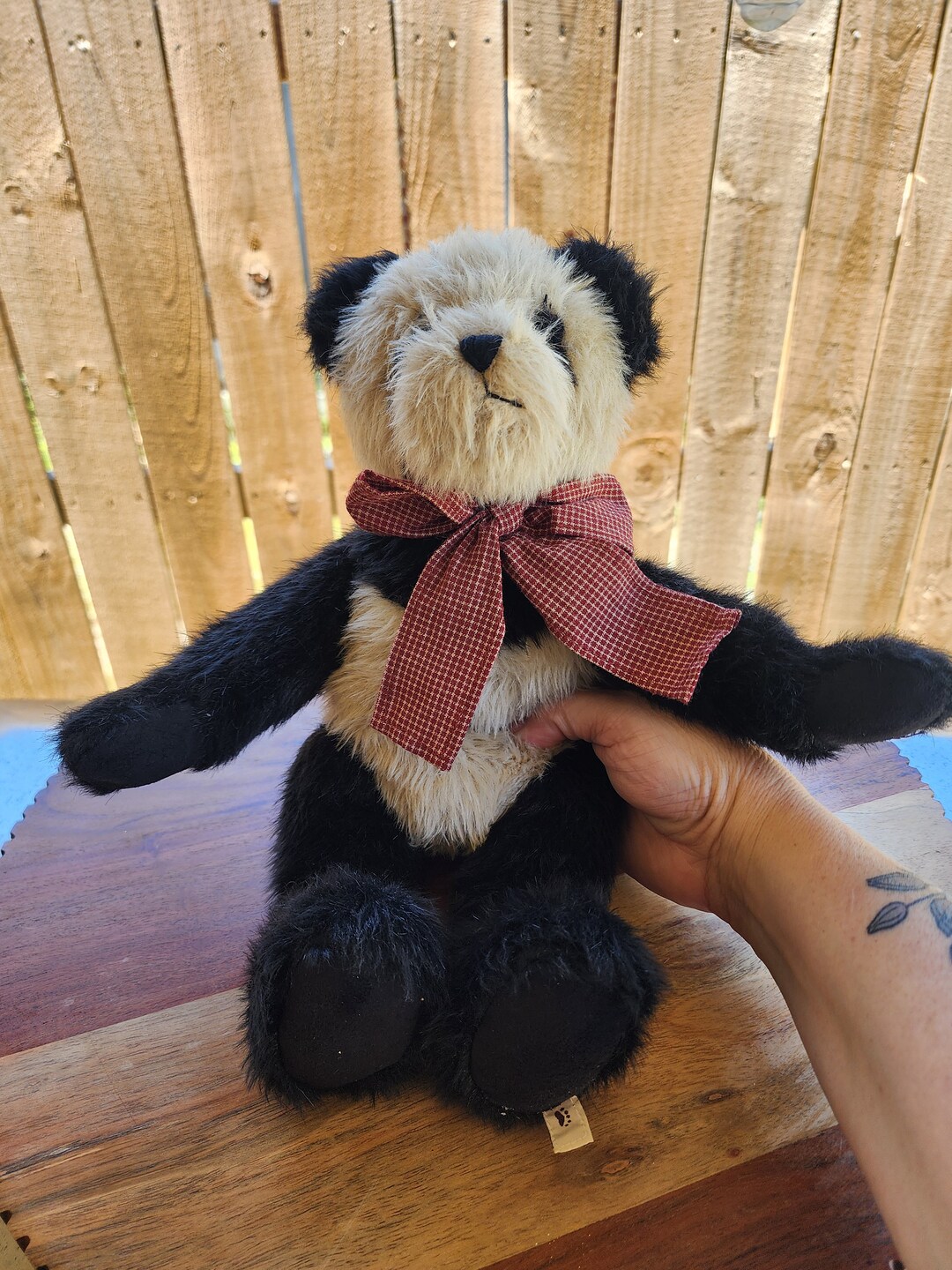 BOYDS BEARS Angie Pangie Panda the Head Bean Heirloom Series With Tags ...