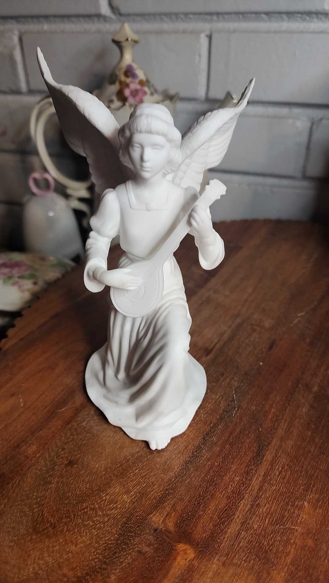 Lenox Nativity the Angels in Celebration Bisquit White 1996 Limited ...