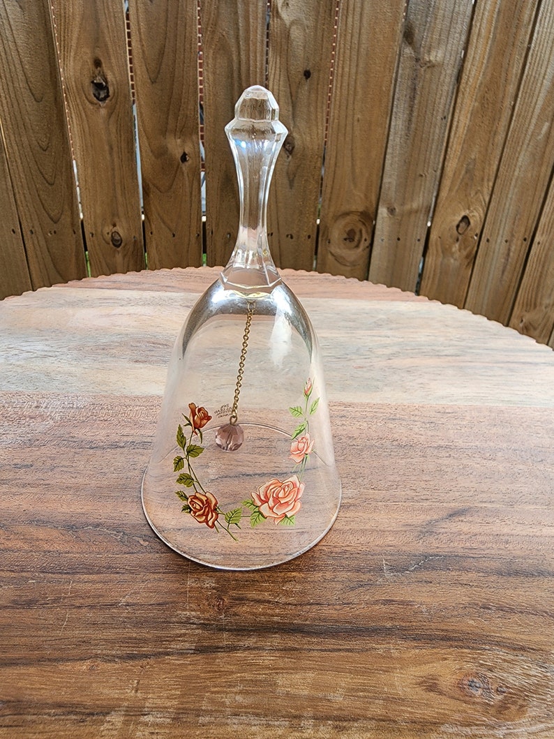 Avon Bell Pink Roses Floral 1986 - Etsy