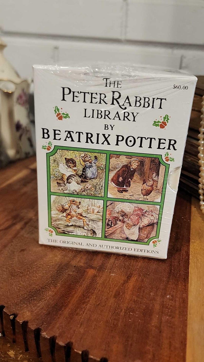 Vintage Book Set Numbers 13-23 the Peter Rabbit Library by Beatrix ...