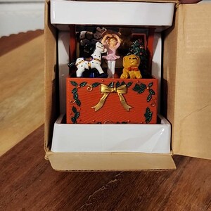 Avon Gift Collection Musical Toy Box Christmas Ornament Plays Jingle ...