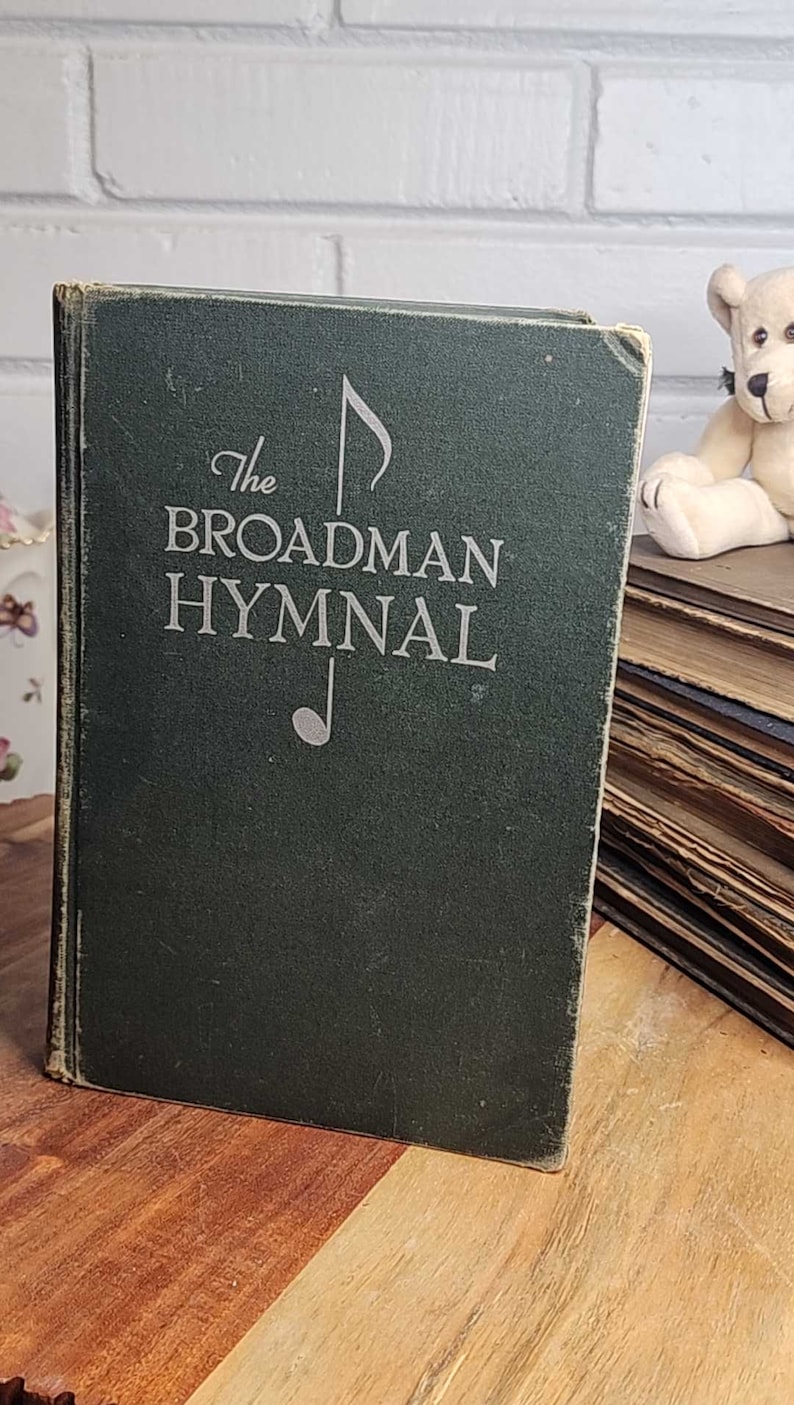 Broadman Hymnal Shaped Note 1940 Edition Book by B. B. Mckinney - Etsy