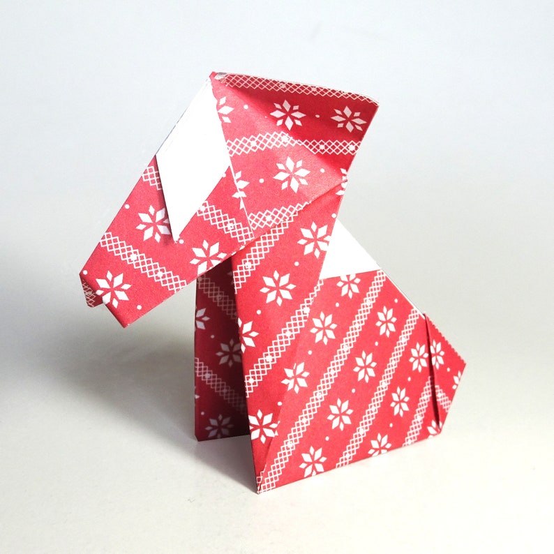 Christmas Origami Animal Modelling Kit TWO 12 Animal Models | Etsy