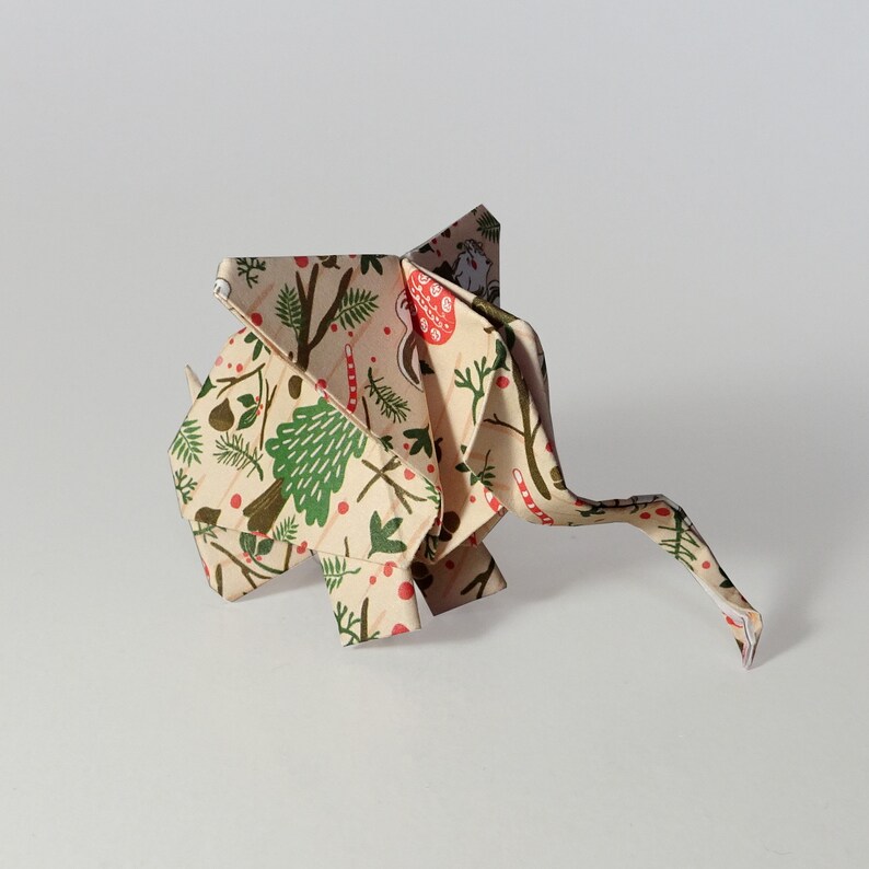 Christmas Origami Animal Modelling Kit TWO 12 Animal Models | Etsy