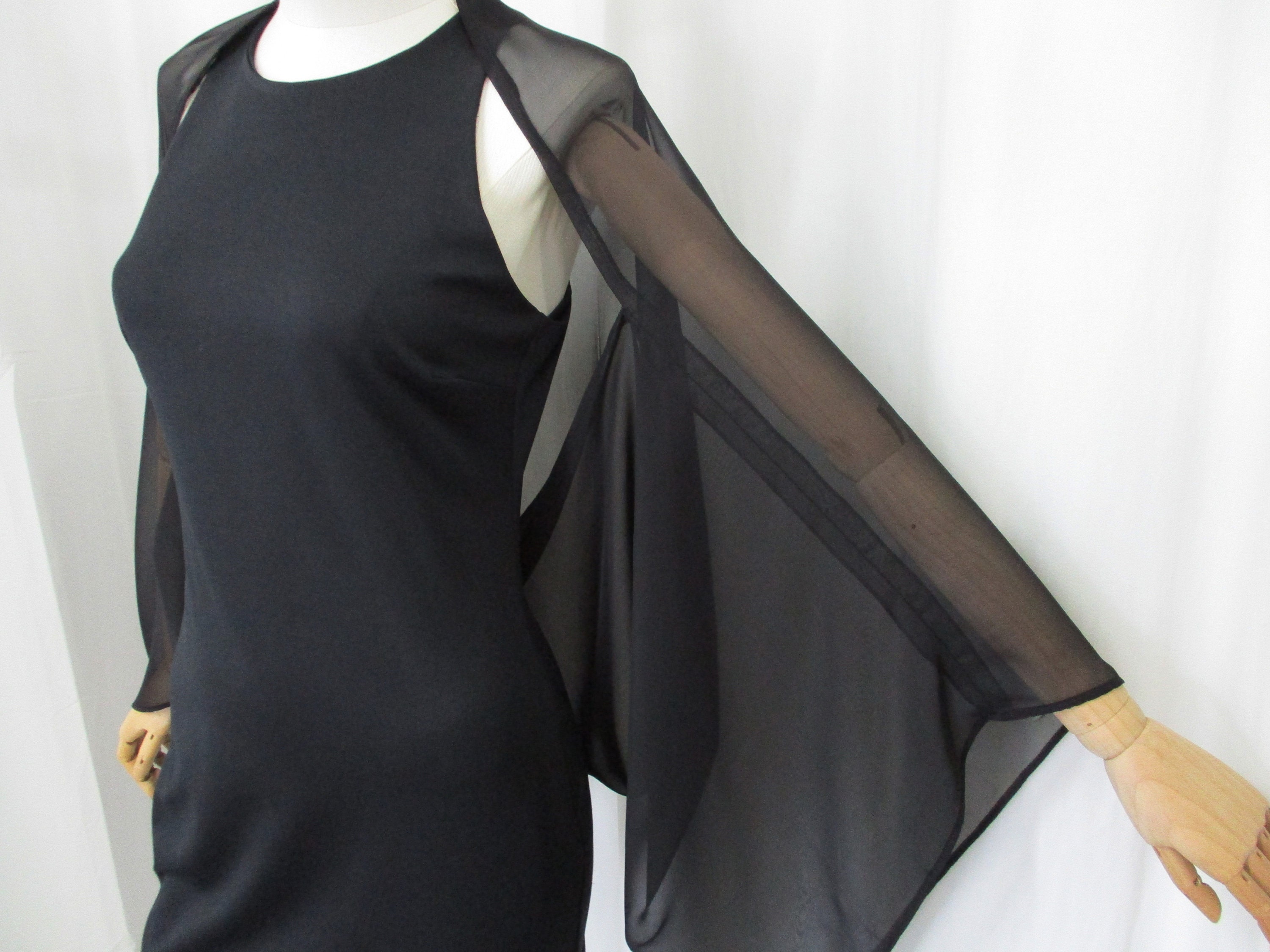 Angel Sleeves Shrug Formal Shawl Silk Shrug Chiffon Shrug - Etsy