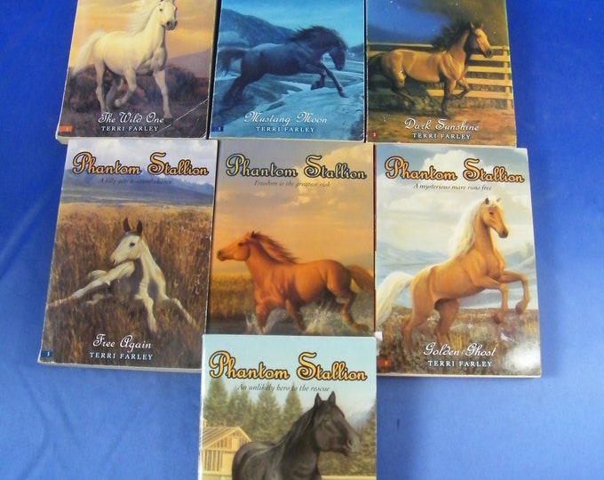 7 Phantom Stallion Books - Etsy
