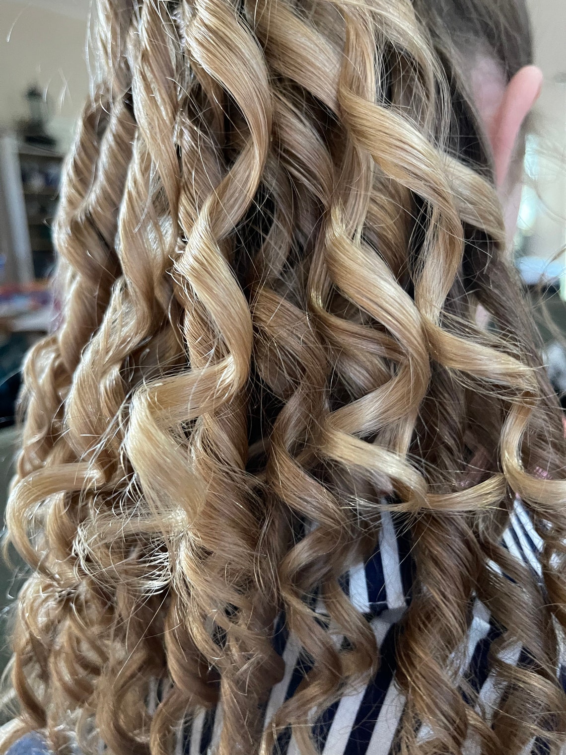 Rag Curls Medium Length Hair Fabric 'rags' for - Etsy