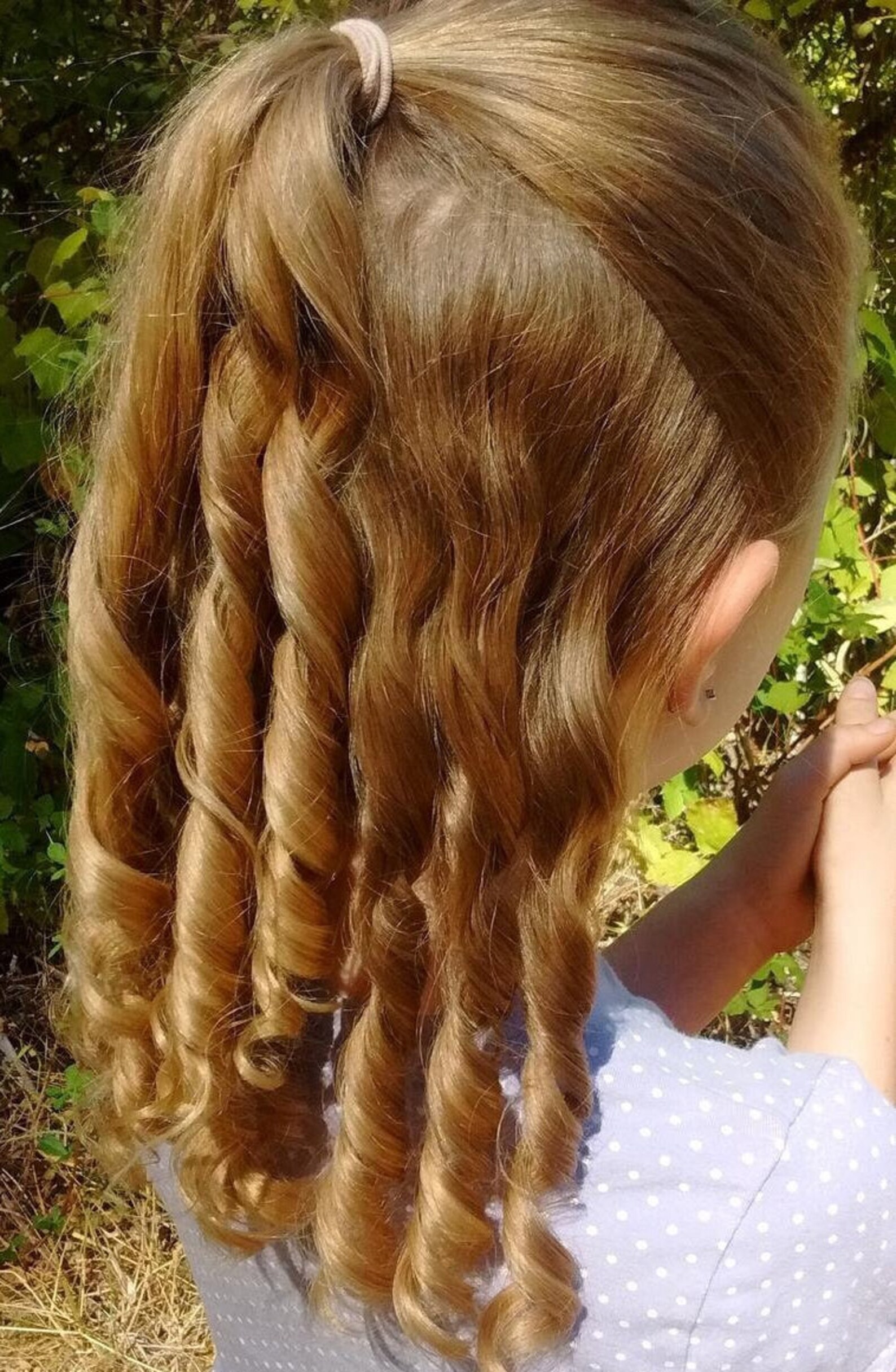 Rag Curls, Medium Length Hair, Fabric 'rags' No-heat Curls Victorian ...