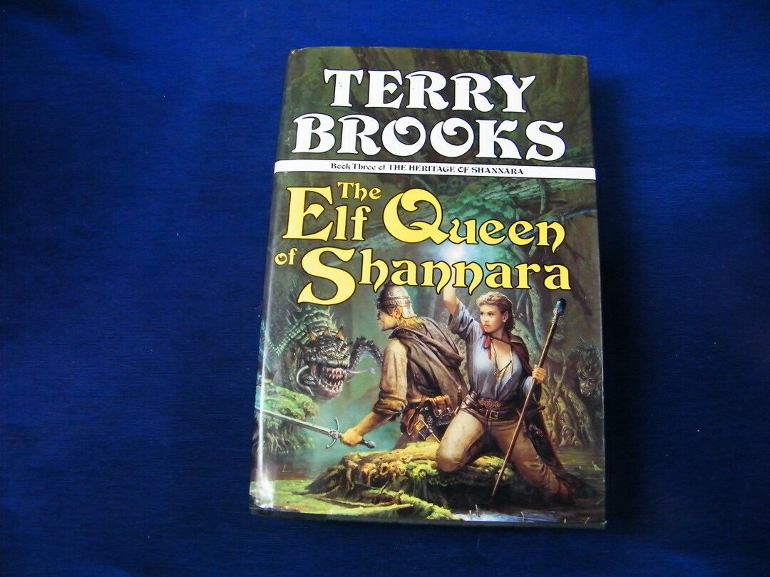 The Elf Queen of Shannara by Terry Brooks - First Edition - Shelf Wear & Stain - See Photos and ...