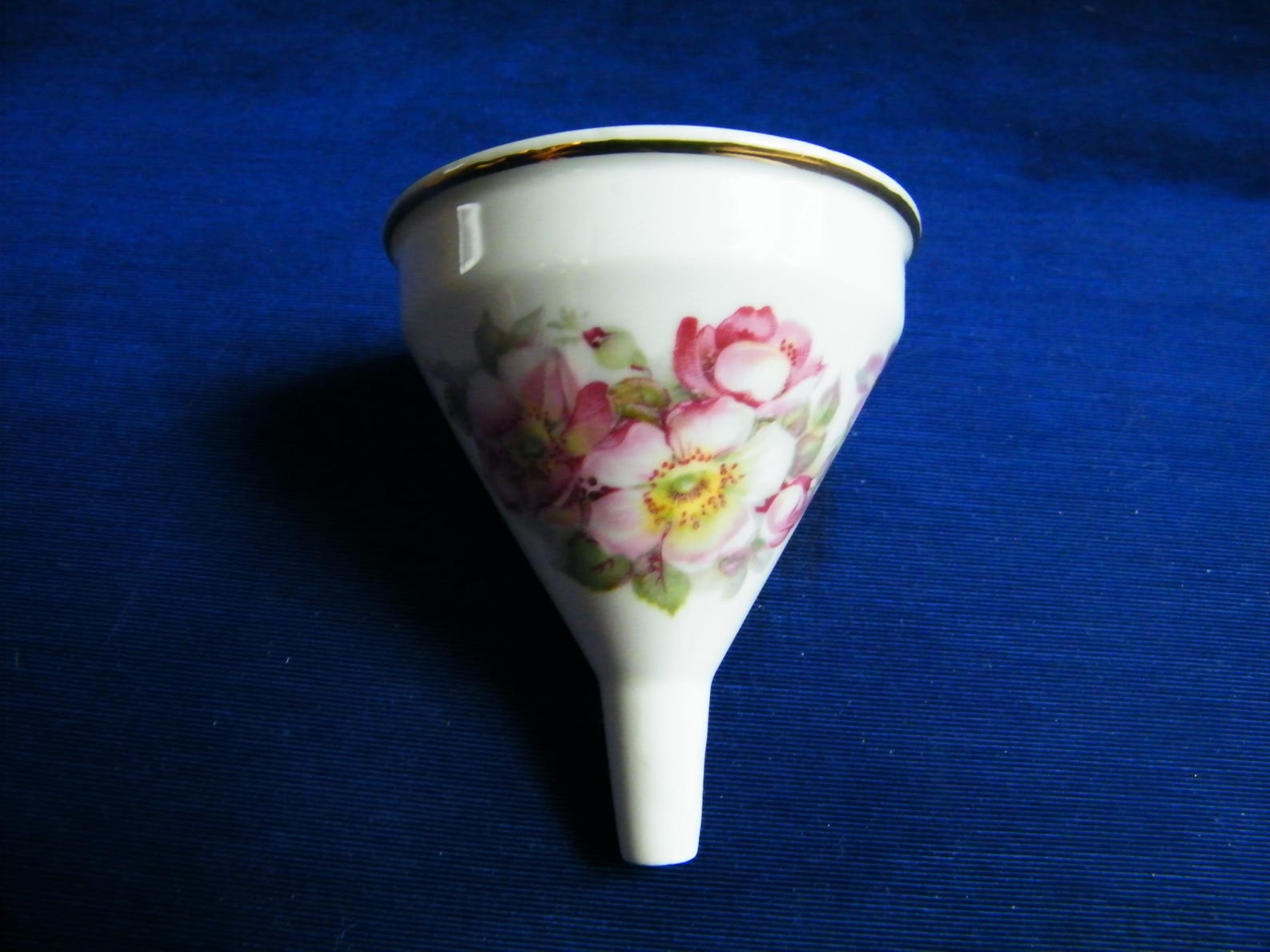 Golden Crown (gerold Porzellan) Floral Funnel 3 1/2" Tall - W Germany ...