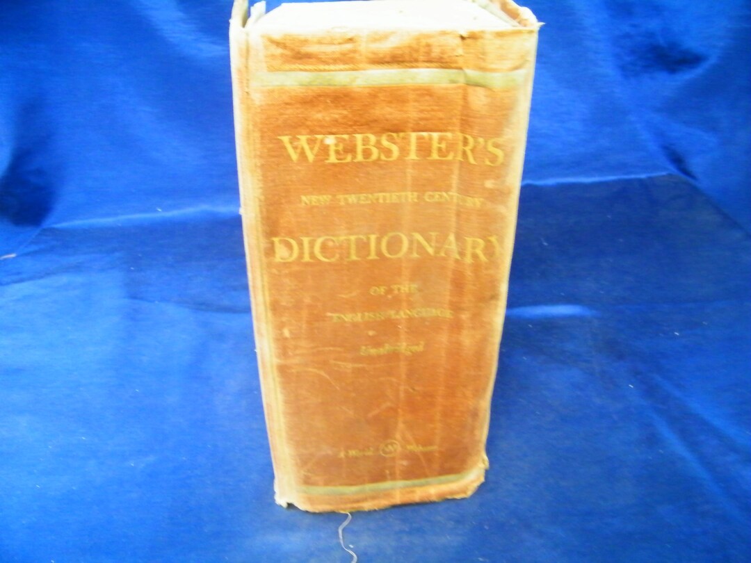 Vintage Webster Dictionary - (as Is) 1951 - Slightly Musty - See Photos ...