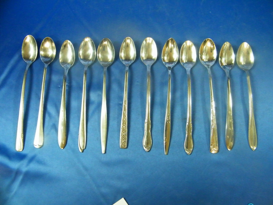 Mismatched Ice Tea Spoons 12 Spoons Stainless See Photos - Etsy