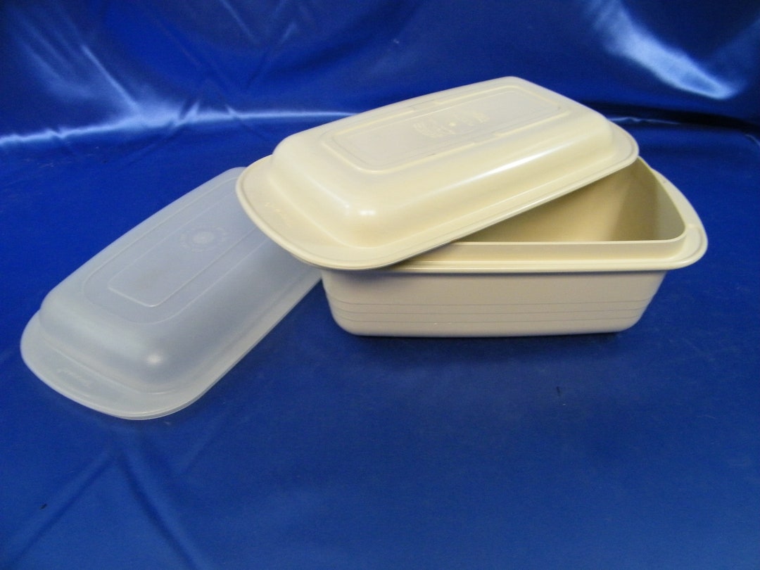 Tupperware Loaf Pan Oven and Microwave 3 Piece Set Holds - Etsy
