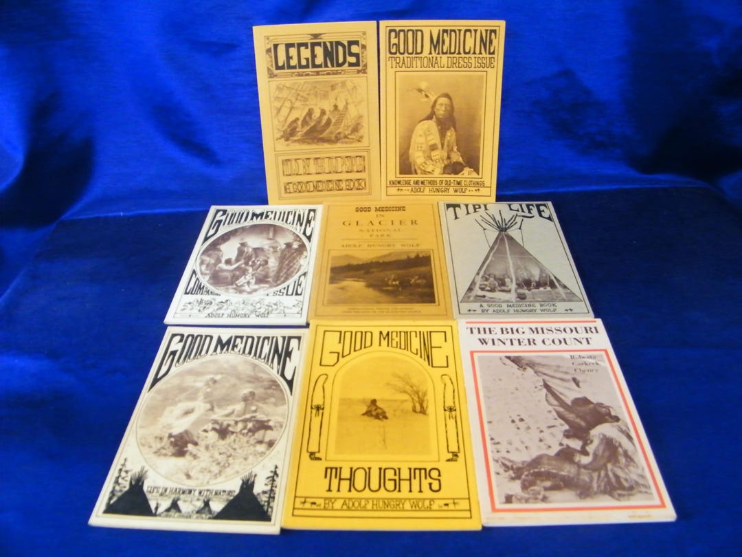 7 Good Medicine Books by Adolf Hungry Wolf and the Big Missouri Winter ...