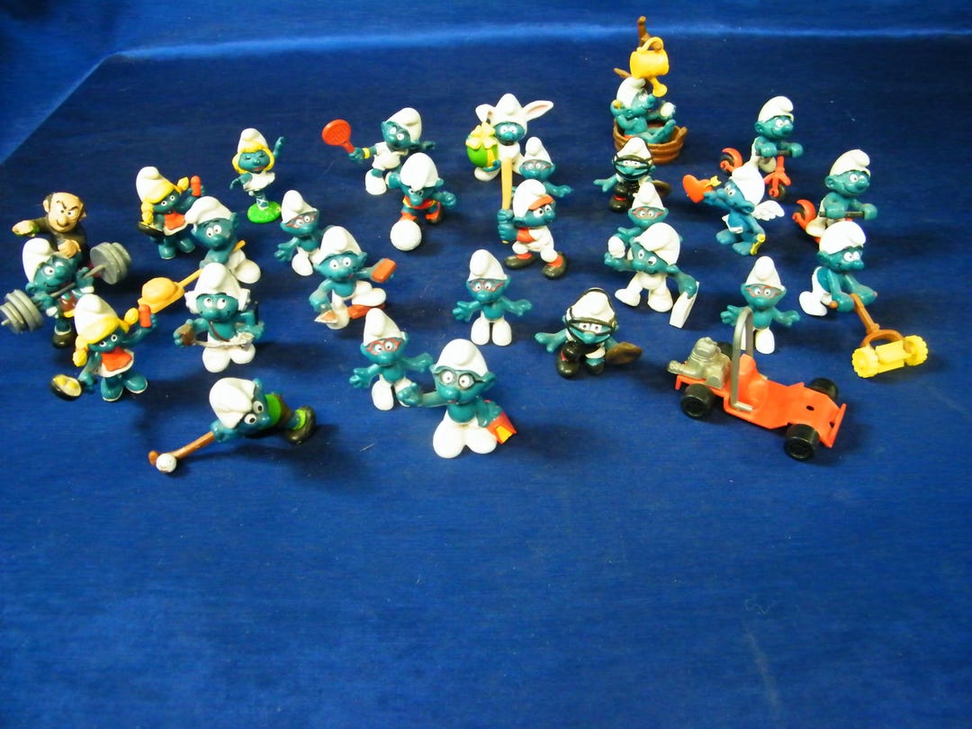 Smurf Miniature Lot Used See Photos and Description - Etsy