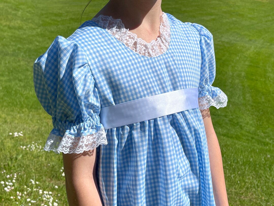 Girls Size 8 Regency Dress, Jane Austen, Sanditon, Emma, Empire Waist ...