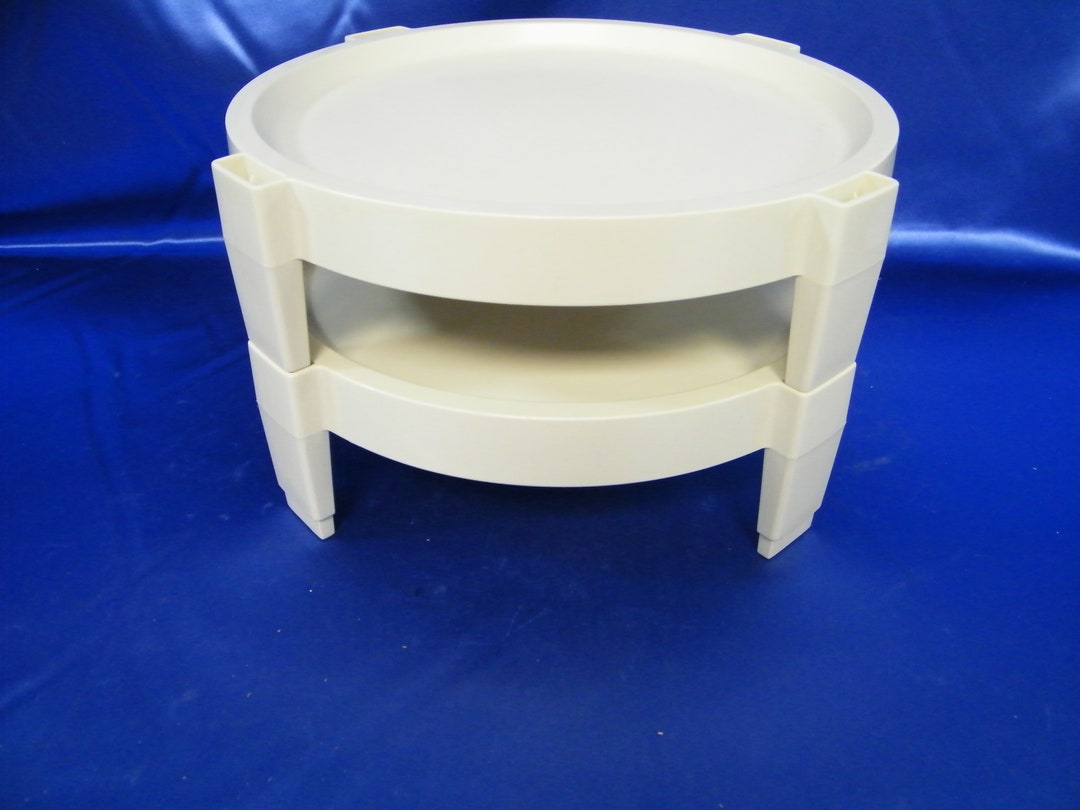 Tupperware Pie Rack - White - 2 Piece "divide a Rack" - Stackable Pie ...
