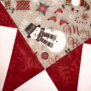 Christmas Quilted Table Topper/holiday Quilted Table Topper, Handmade ...