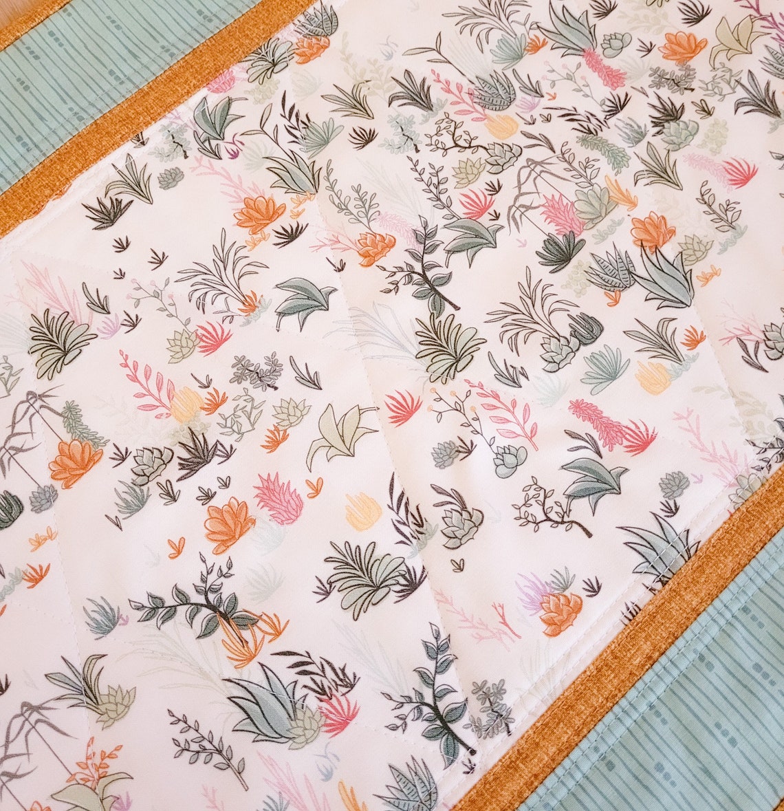 Handmade Quilted Table Runner, Desert-themed Table Runner, Desert ...