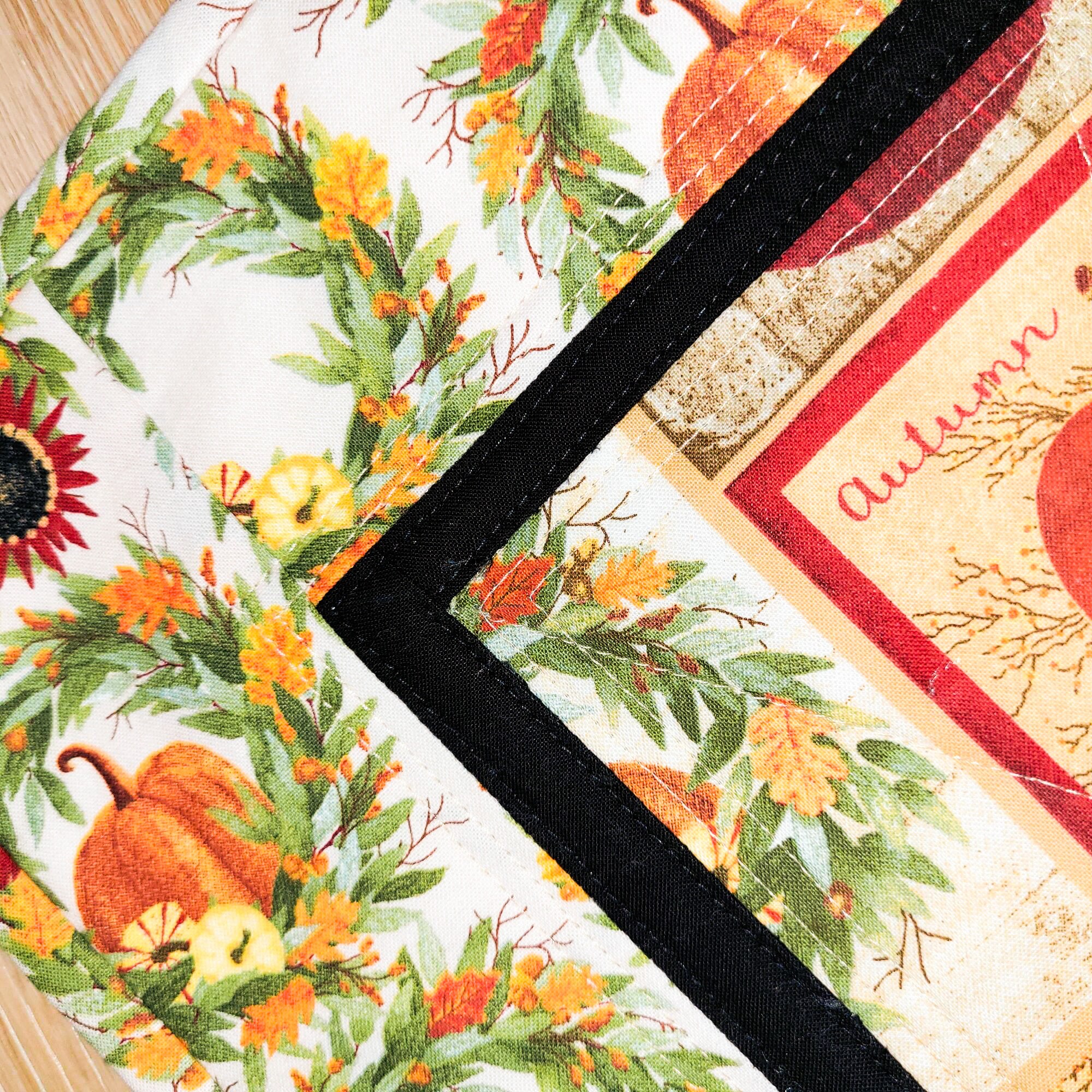 Quilted Farmhouse Table Runner Autumn Fall Harvest - Etsy