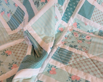 Aqua Quilt | Etsy